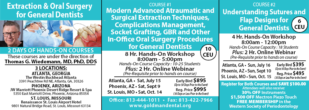 Understanding Sutures and Flap Designs for General Dentists | Goldman ...