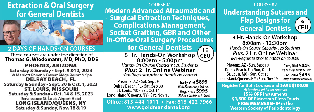 Understanding Sutures and Flap Designs for General Dentists | GOLDMAN ...