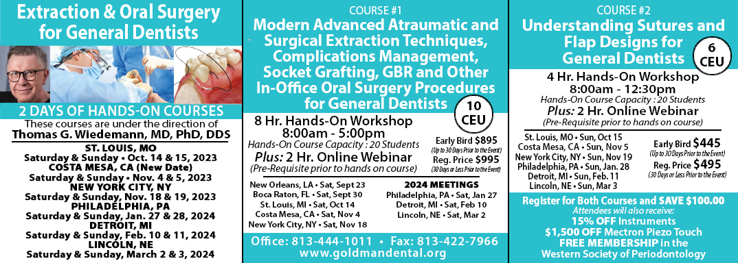 Understanding Sutures and Flap Designs for General Dentists | GOLDMAN ...
